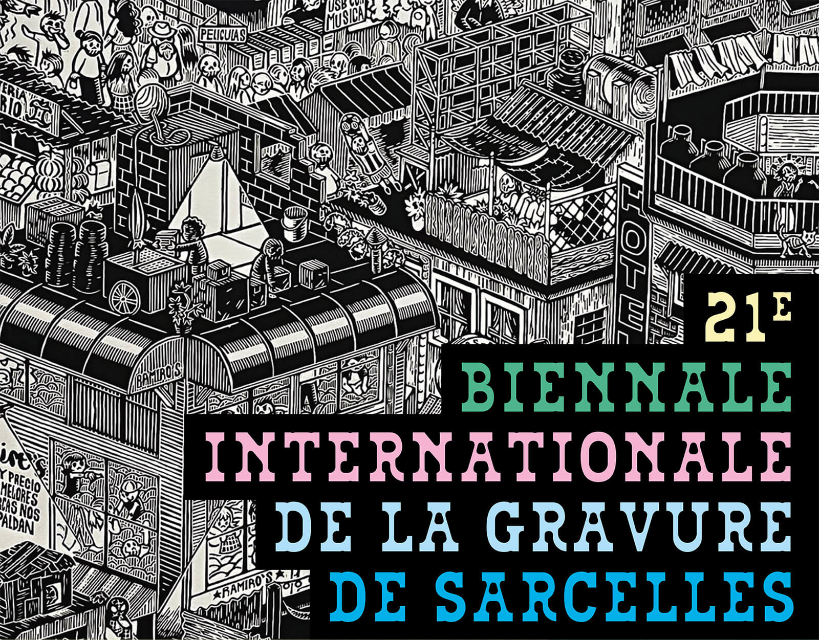 21e Biennale internationale de la gravure de Sarcelles - Arches Papers
